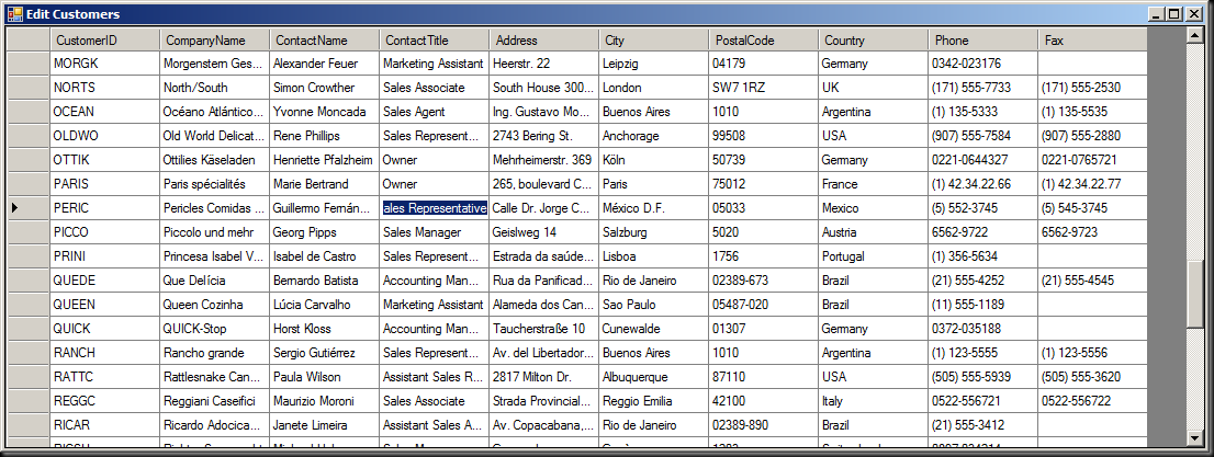 CRUD Operations and Experimental ODBC support in the SQLProvider